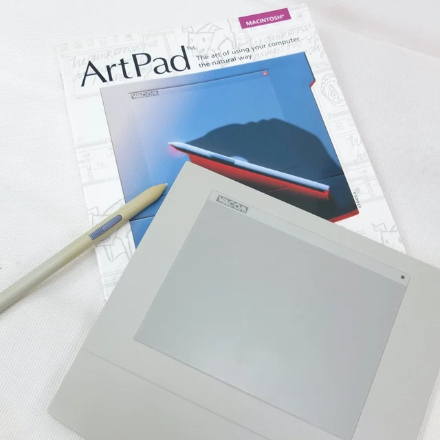 WACOM ARTPAD GRAPHICS Tablet for Vintage serial ADB Apple Macintosh Mac ...