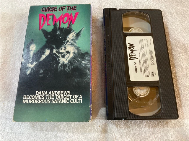 CURSE OF THE Demon VHS Rare Horror Dana Andrews Satanic Cult $6.95 ...