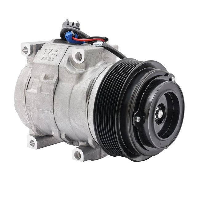 25W A/C COMPRESSOR Air Compressor For John Deere Tractorp Silver Black ...