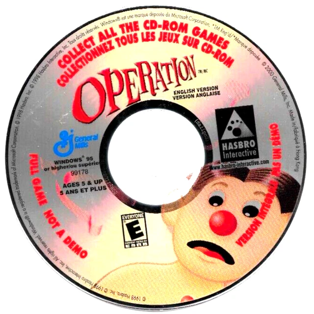 VINTAGE PROMO GENERAL Mills Operation (PC CD-ROM, 1998) Disc Only G-VG ...