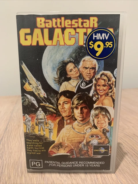 BATTLESTAR GALACTICA (1979) VHS Tape Video Cassette, Vintage Movie, Sci ...