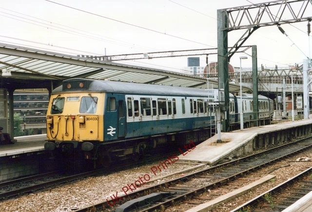 RAILWAY PHOTO 6X4 Class 304 EMU 304030 Manchester Piccadilly c1992 £1. ...