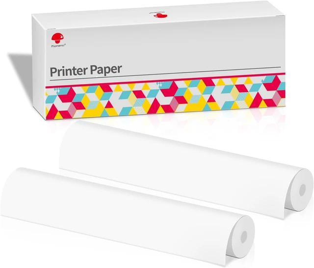 PHOMEMO M832 THERMAL Printer Paper, A4 Thermal Roll Paper for M08F M832 ...