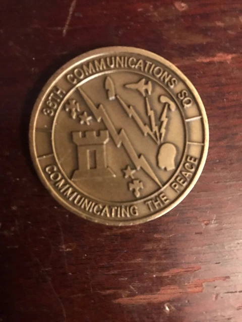36TH COMMUNICATIONS SQ communicating the peace Challenge Coin $20.00 ...