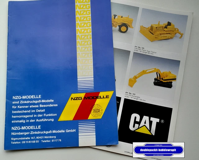 NZG MODEL CATALOGUE Celebrating 25 years of NZG models 1968/1993 + Cat ...