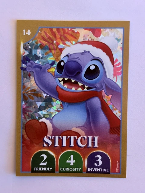 MORRISONS DISNEY CHRISTMAS Party 2025 trading card #14 STITCH £3.84 ...