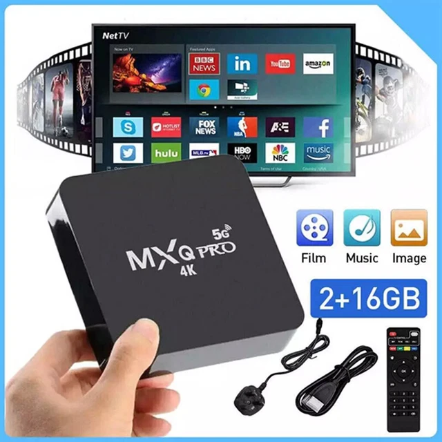 MXQ PRO SMART TV Box 5G Android 10 UHD 4K WIFI Media Player HDMI 2GB ...