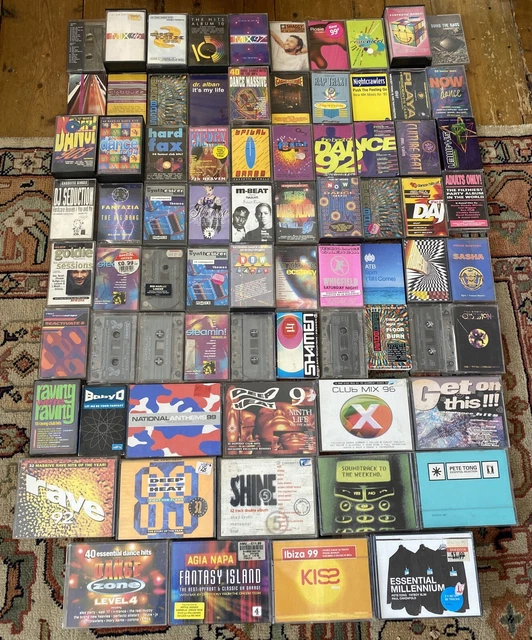75 X HOUSE Dance Rave Cassette Tape 90s Album Single Compilation VGC £ ...