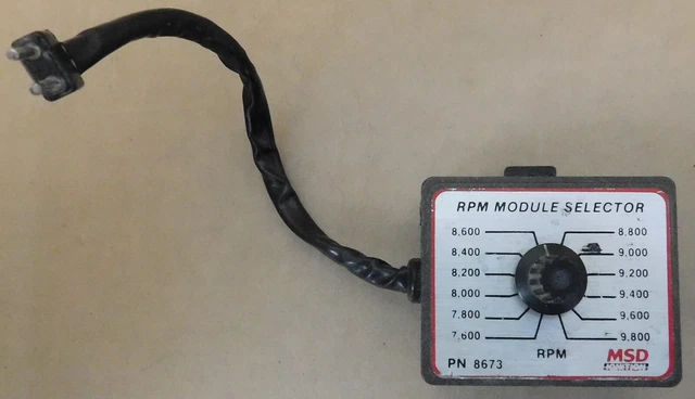 MSD 8673 SÉLECTEUR de module tr/min, 7600-9800 tr/min, incréments 200 tr/min EUR 60,19 - PicClick FR