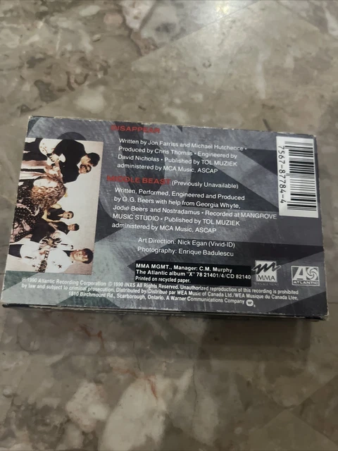 INXS - DISAPPEAR (Cassette Single, 1990, Atlantic) 4-88784 $9.80 ...