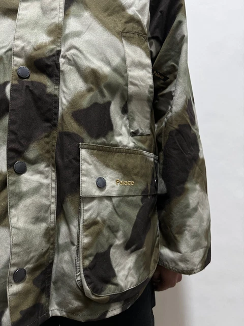 RARE BARBOUR X Palace Skateboards London Bedale Jacket Size L Worn ...