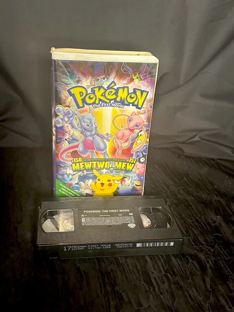 POKEMON THE FIRST Movie: Mewtwo vs. Mew VHS Tape in Clamshell Case WB ...