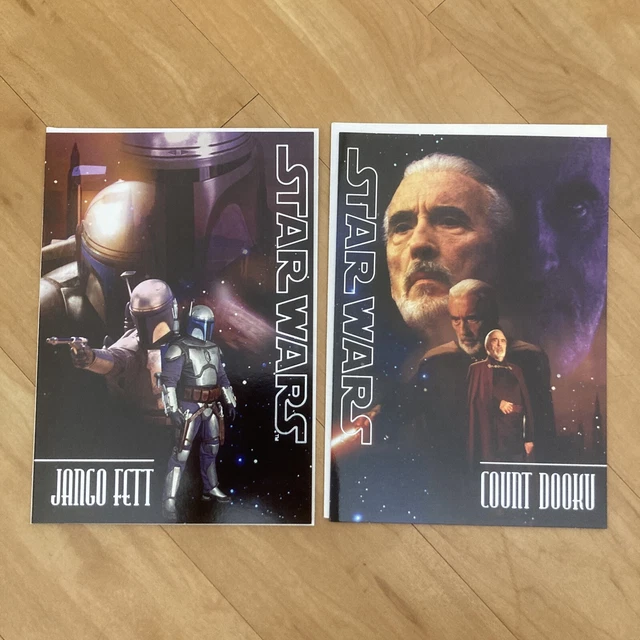 Star Wars Jango Fett Count Dooku Hallmark Birthday Cards Aotc Episode