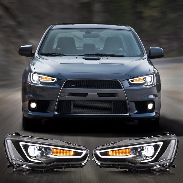 FARI VLAND LED DRL per 2008-2017 Mitsubishi Lancer EVO X Plug and Play ...