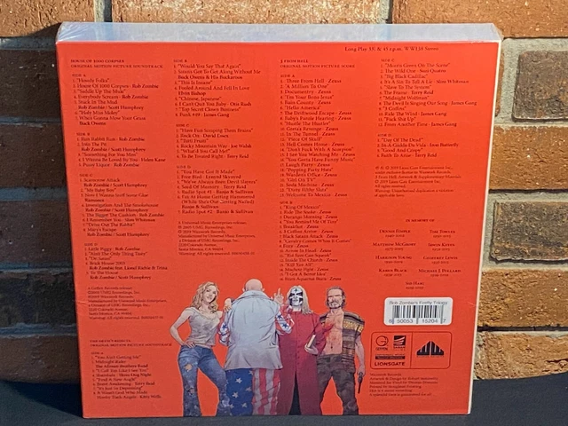 COFFRET ROB ZOMBIE'S FIREFLY TRILOGY - Slipmat vinyle coloré limité à 3 ...