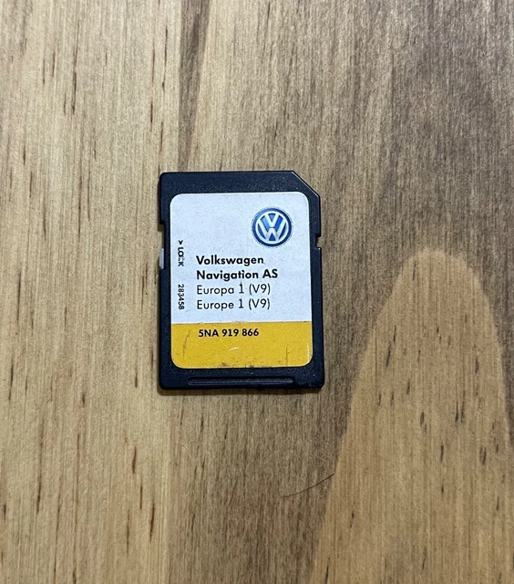 GENUINE VW VOLKSWAGE Discover Media Sat Nav Navigation Sd Card V9 ...