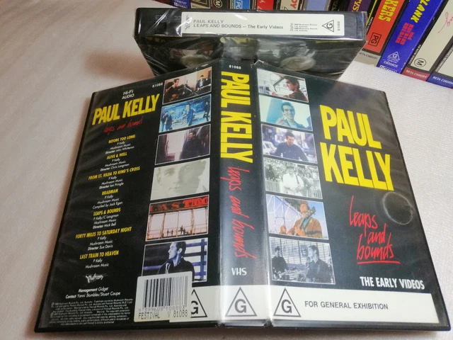 PAUL KELLY - LEAPS AND BOUNDS - The Early Videos! - RARE 1988 Mushroom ...