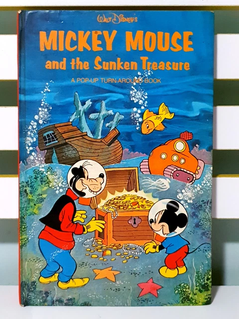 MICKEY MOUSE AND the Sunken Treasure Pop-Up Turn-Around Book! Read it ...