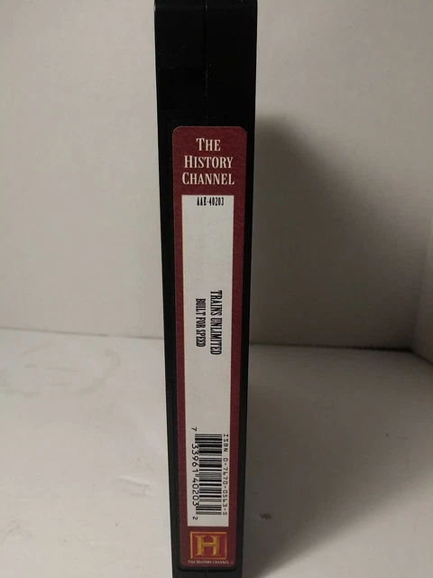 THE HISTORY CHANNEL "Trains Unlimited" Built For Speed VHS Tape £27.24 ...