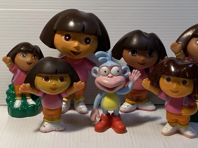 DORA THE EXPLORER Figurines X 7 Vintage Mattel Kids Toy Nickelodeon $29 ...