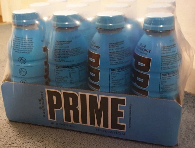 PRIME HYDRATION DRINK By Logan Paul x KSI Blue (Raspberry) - 12 Pack £ ...