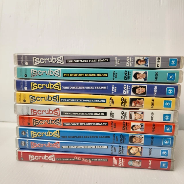 SCRUBS COMPLETE SERIES : Season 1-9 (DVD PAL Region 4) Zach Braff $37. ...
