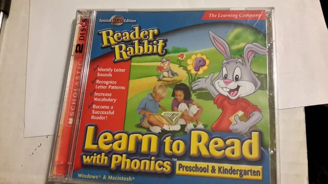 READER RABBIT LEARN to Read with Phonics (preschool and kindergarten ...