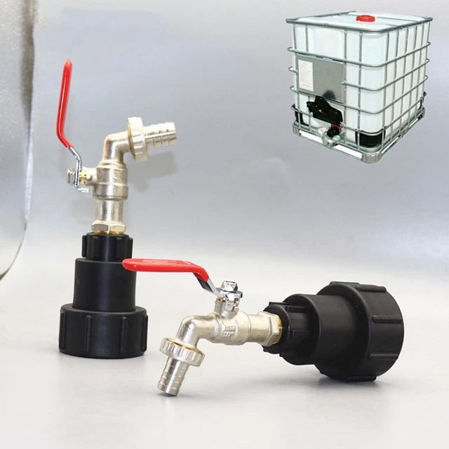 ADAPTATEUR IBC FIABLE pour robinet de sortie de vanne de réservoir IBC ...