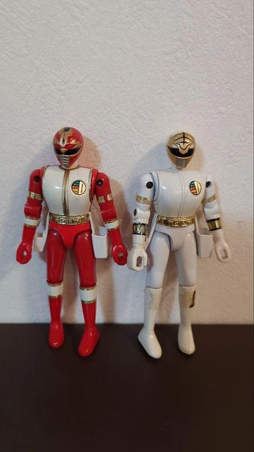 POWER RANGERS DAIRANGER Chogokin Action Figure Kiba Dragon set BANDAI ...