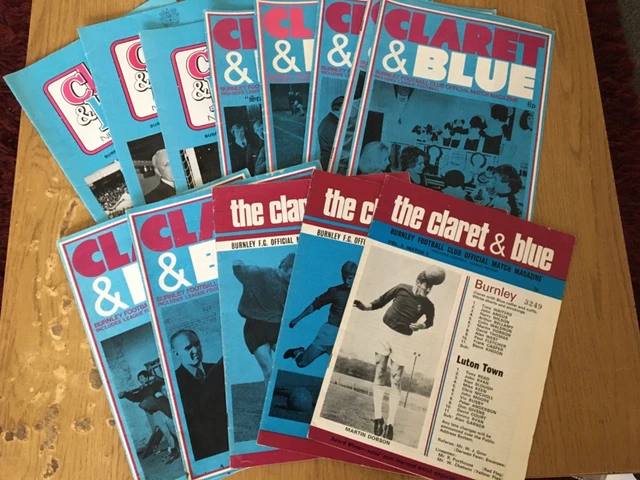 BURNLEY FOOTBALL CLUB programmes £1.13 - PicClick UK