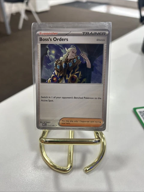 POKÉMON TCG BOSS'S Orders 114/132 Mega Evolution Non Holo Pack Fresh/NM ...