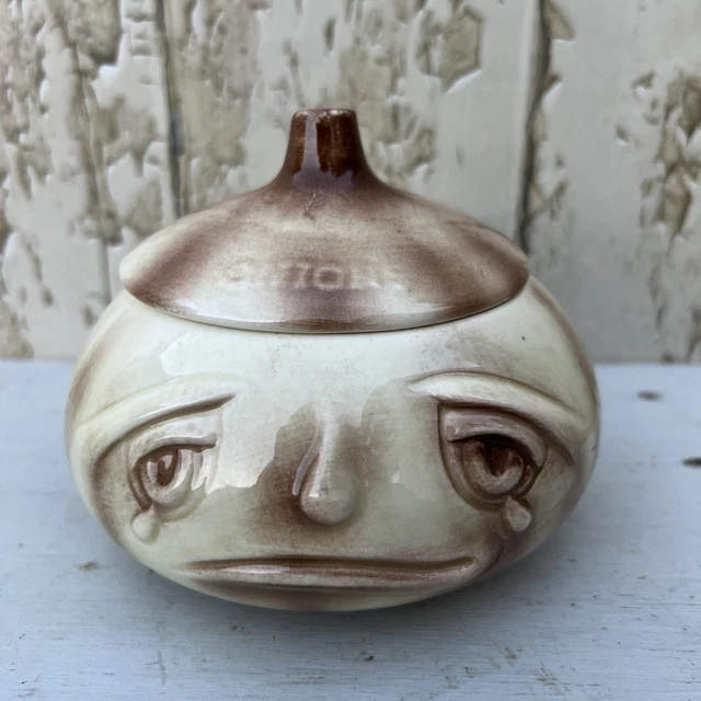 VINTAGE SYLVAC ONION Crying Face Pot £11.95 - PicClick UK
