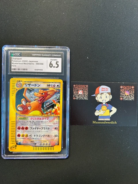 CGC 6.5 CRYSTAL Charizard Mysterious Mountains Holo 089/088 Pokemon Karte EUR 2.999,00 - PicClick DE