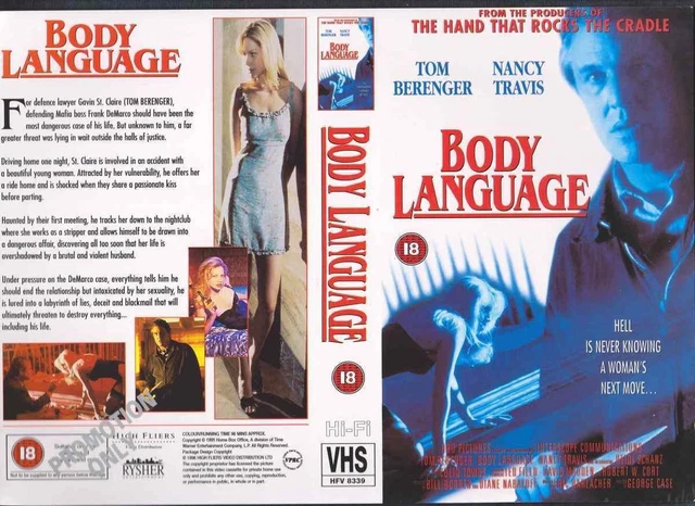 BODY LANGUAGE NANCY Travis VHS Video Promo Sample Sleeve/Cover #8630 £1 ...