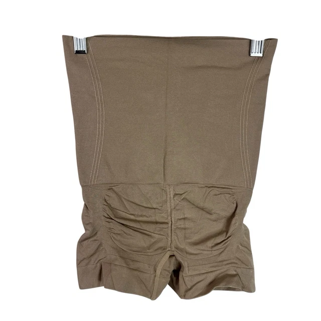 CURVEEZ WOMEN'S L Firm Signature Control High Waist Boy Short Nude ...