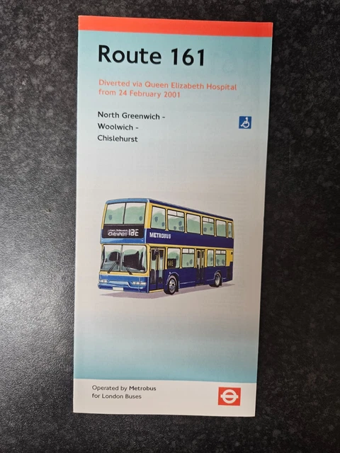 LONDON TRANSPORT TIMETABLE Bus Leaflet Connex Bus 2001 AZX2.36 EUR 4,07 ...