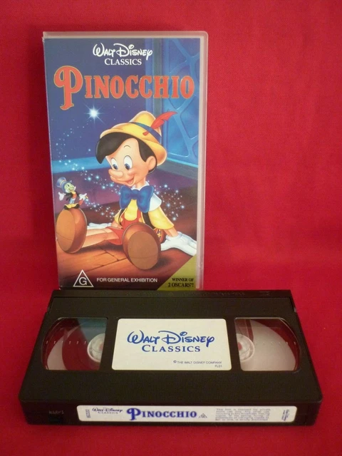 WALT DISNEY - Pinocchio Vhs Video Tape Classic Animated Movie Vgc $5.00 ...