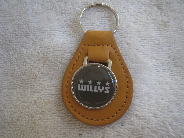 WILLYS JEEP VINTAGE LOGO 1930's 1940's 1950's logo KEYCHAIN KEYRING NEW ...