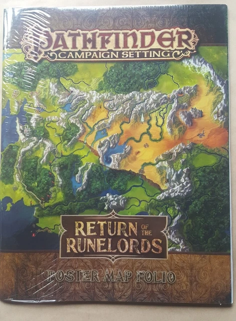 PATHFINDER CAMPAIGN SETTING: Poster Map Folio - Return of the Runelords ...