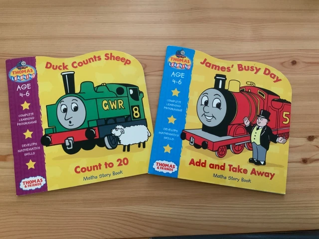 THOMAS THE TANK Engine Thomas Learning books Duck Counts Sheep/ James ...