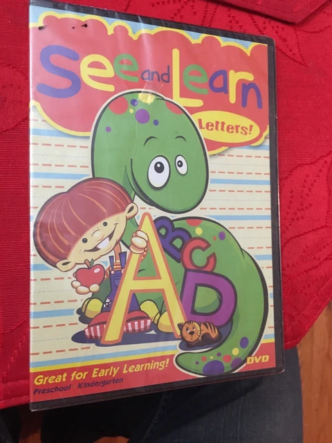 SEE AND LEARN Letters DVD, PreSchool, Kindergarten, 30 Mins NEW £8.27 ...
