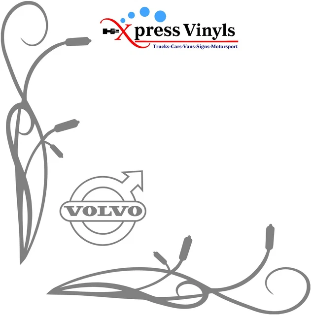 VOLVO FH CAB window decals x 2. Volvo FH truck cab window stickers. £10 ...