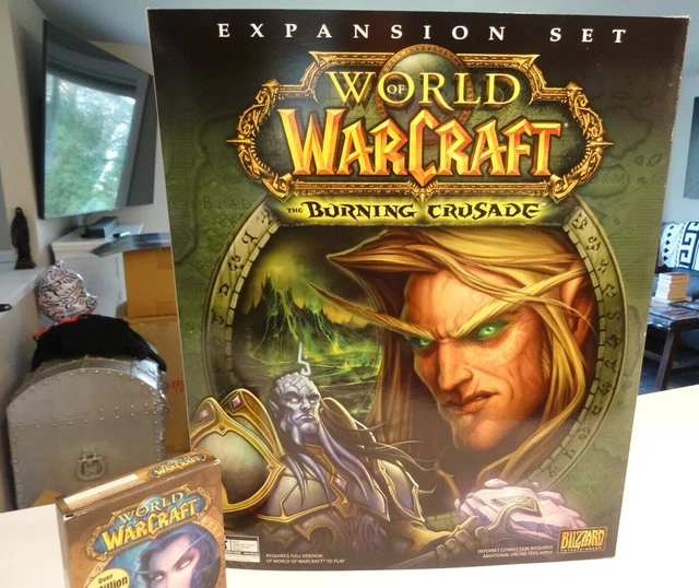 RARE NEW 2004 World of Warcraft Blizzard Standee STORE DISPLAY PC BIG ...