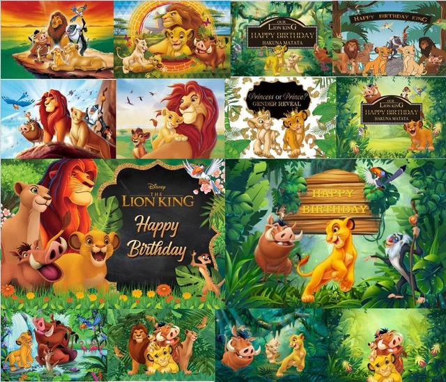 LION KING SIMBA Photography Backdrops Kids Happy Birthday Party Photo ...