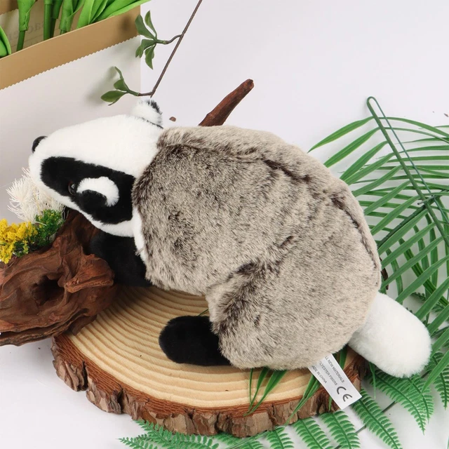 BADGER PLUSH TOY Stuffed Animal Cute Badger Doll Soft Animal Plush Doll ...