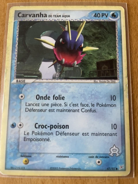 CARTE POKÉMON | Carvanha 47/95 | Ex Team Magma et Team Aqua | FR EUR 1 ...