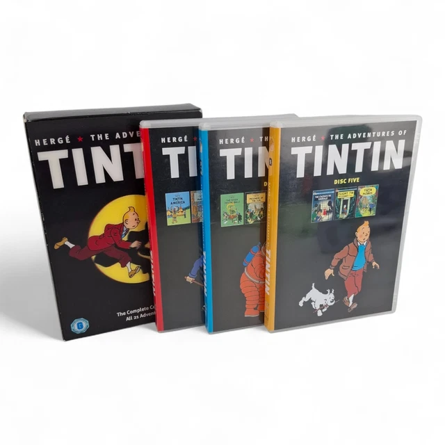 THE ADVENTURES OF Tintin Tin Tin Complete Collection Region 2 DVD £8.17 ...