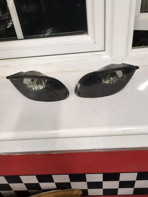 FORD FOCUS MK1 Rs Smoked Front Bumper Indicator Lights 1998-2005 £42.30 ...