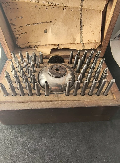 GERMAN BOLEY & Leinen Watchmaker Staking Punch Set Watch Repair Tool £ ...