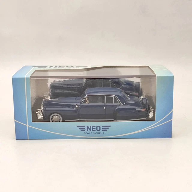 1948 NEO SCALE MODELS Lincoln Continental V12 Coupe Blue NEO47090 Resin ...